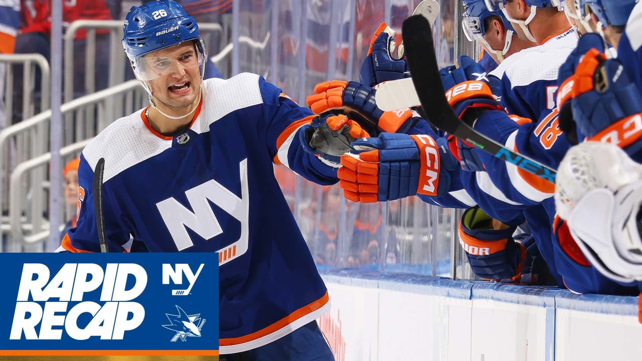 Rapid Recap: Islanders 5, Sharks 2 | New York Islanders