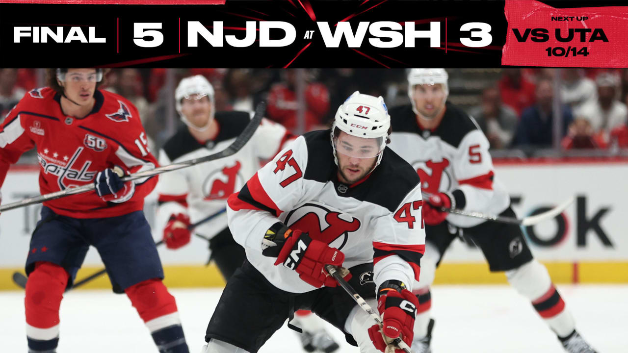 Cotter, Noesen, Haula Help Devils Win in D.C. | GAME STORY | New Jersey ...