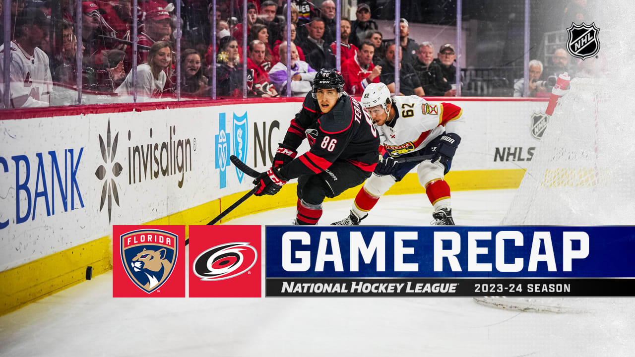 Aho's goal with 19 seconds left lifts Hurricanes past Panthers | NHL.com