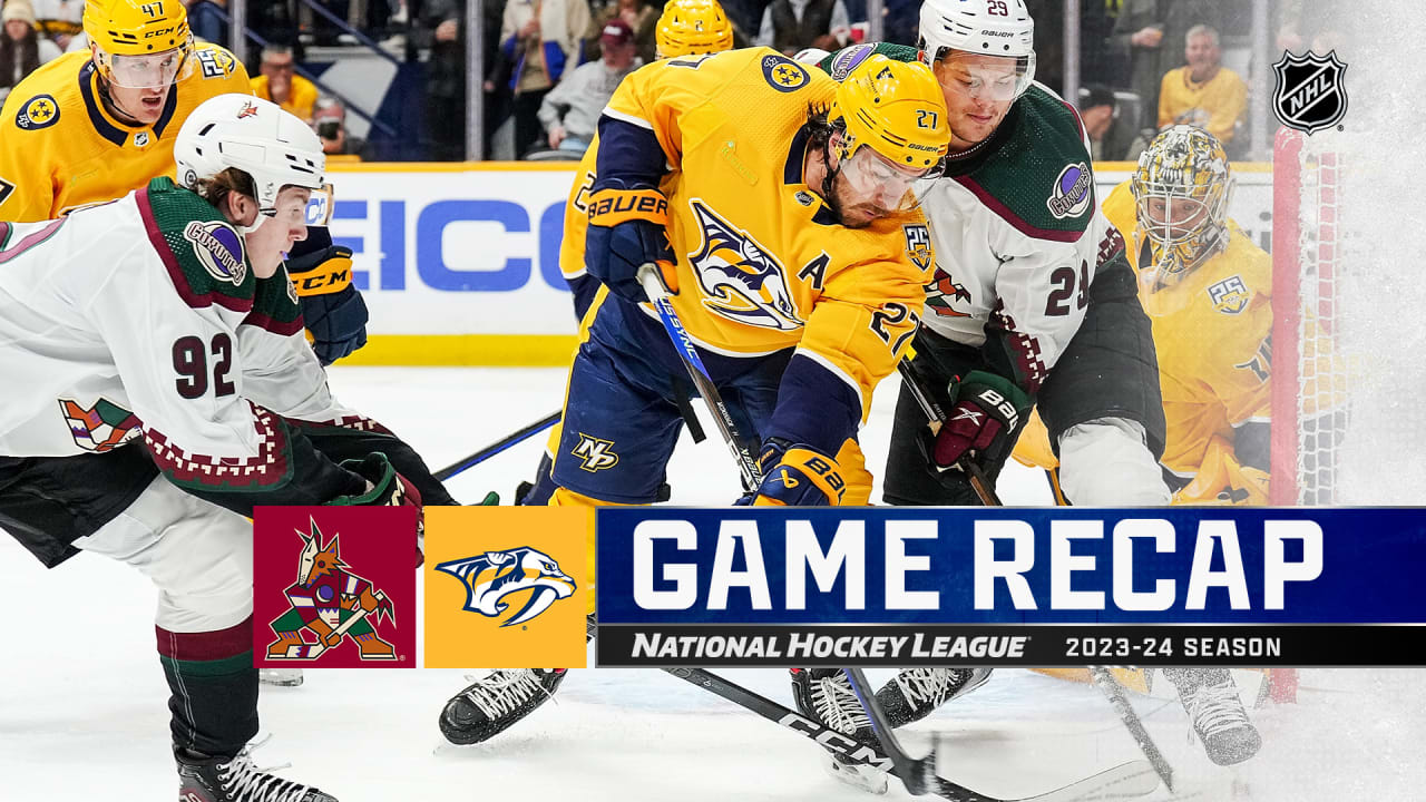 McDonagh scores in OT, Predators rally past Coyotes | NHL.com
