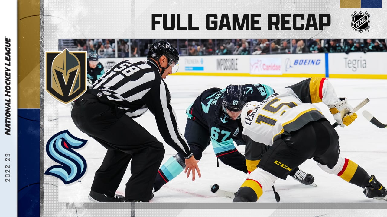 Recap: VGK 5, SEA 2 | Vegas Golden Knights
