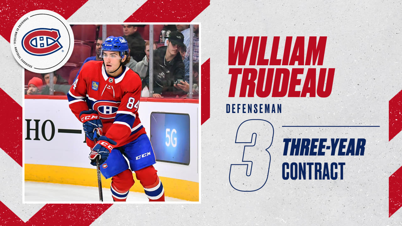 Three-year, entry-level contract for William Trudeau | Montréal Canadiens