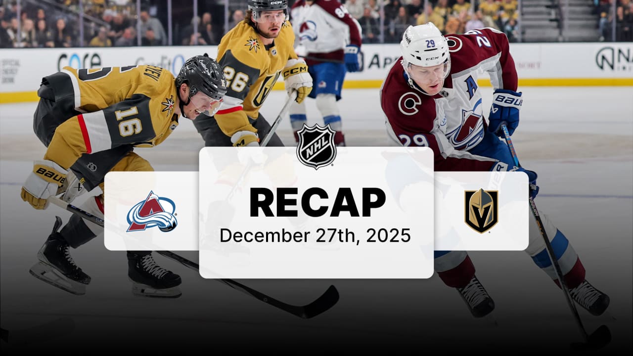 COL at VGK | Recap | NHL.com