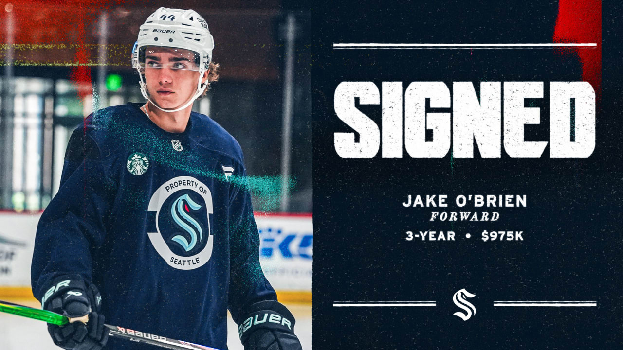Seattle Kraken Sign Forward Jake O’Brien to Three-Year, Entry-Level ...