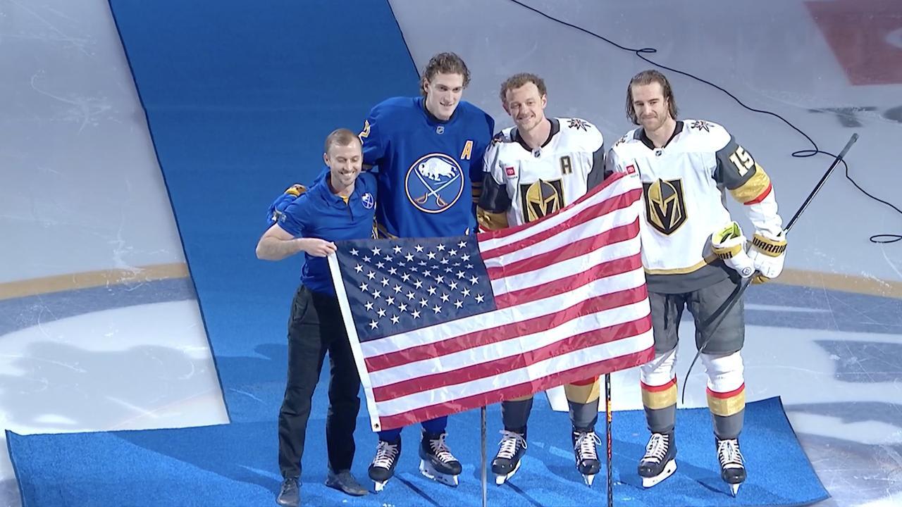 Thompson gets warm welcome in return to Buffalo | NHL.com