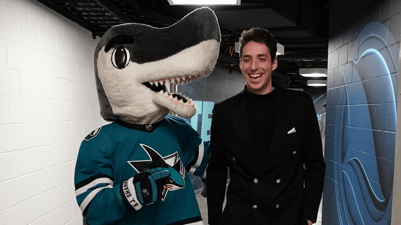 Scrolling Social: S.J. Sharkie + Devin Cooley | San Jose Sharks