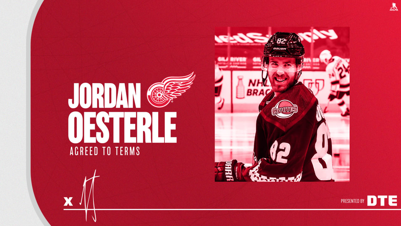 Detroit agrees to two-year deal with defenseman Jordan Oesterle ...