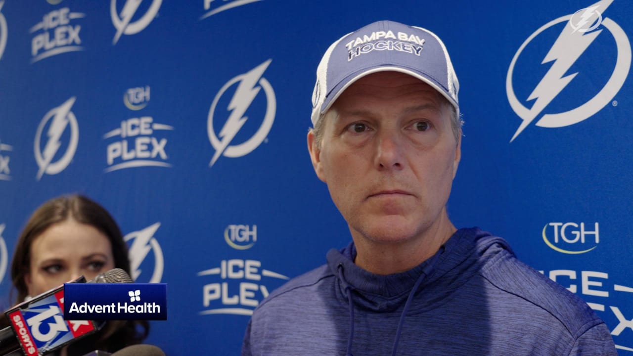Jon Cooper | Practice 4.19.24 | Tampa Bay Lightning