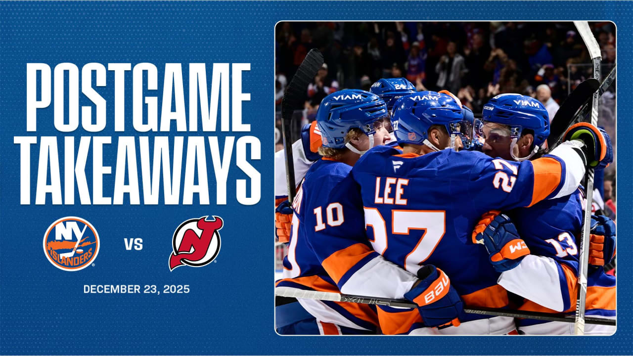 Takeaways: Islanders Grind Out 2-1 Win Over Devils in Rivalry Showdown ...