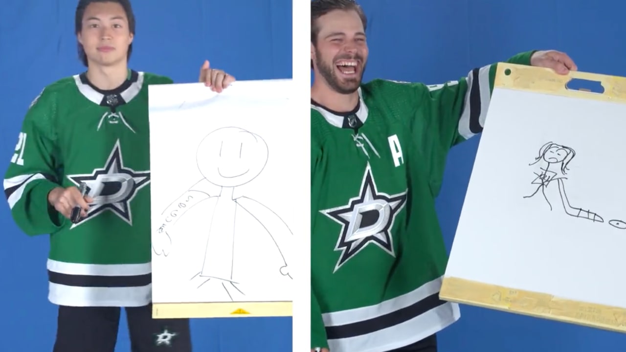 Robertson, Seguin have good laugh at their own bad Stars art | NHL.com