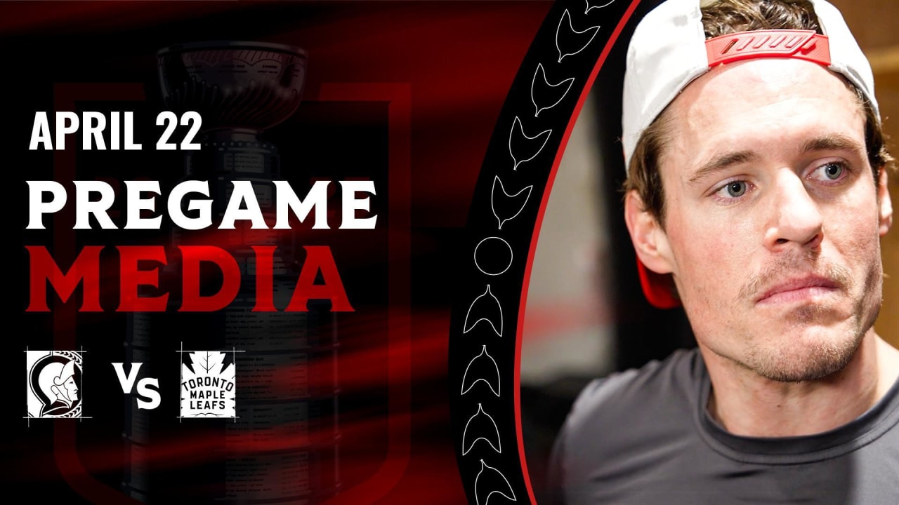 Nick Cousins Pregame Media vs TOR | Ottawa Senators