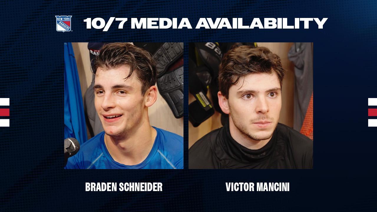 Practice: Schneider and Mancini | New York Rangers