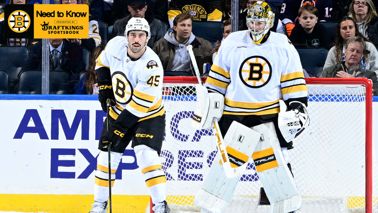 Need to Know: Bruins at Canadiens | Boston Bruins