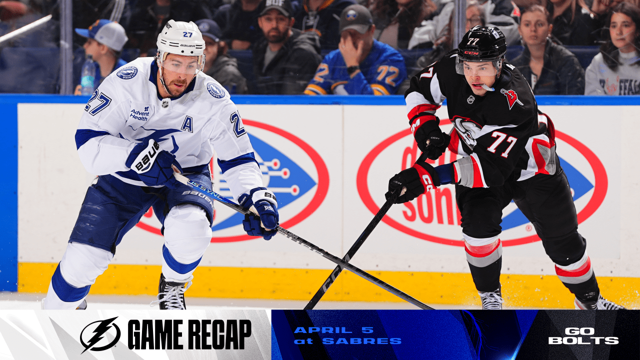 Recap: Sabres 3, Lightning 2 - SO | Tampa Bay Lightning
