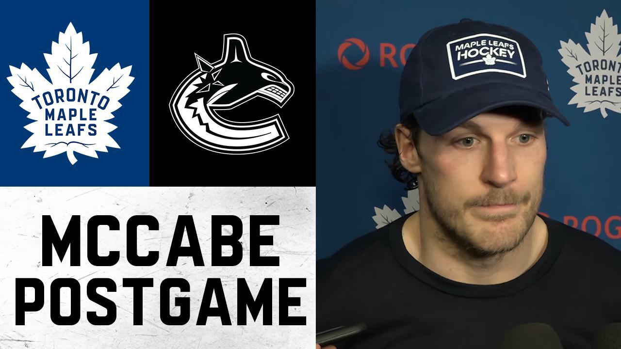 Jake McCabe | Post Game | Toronto Maple Leafs