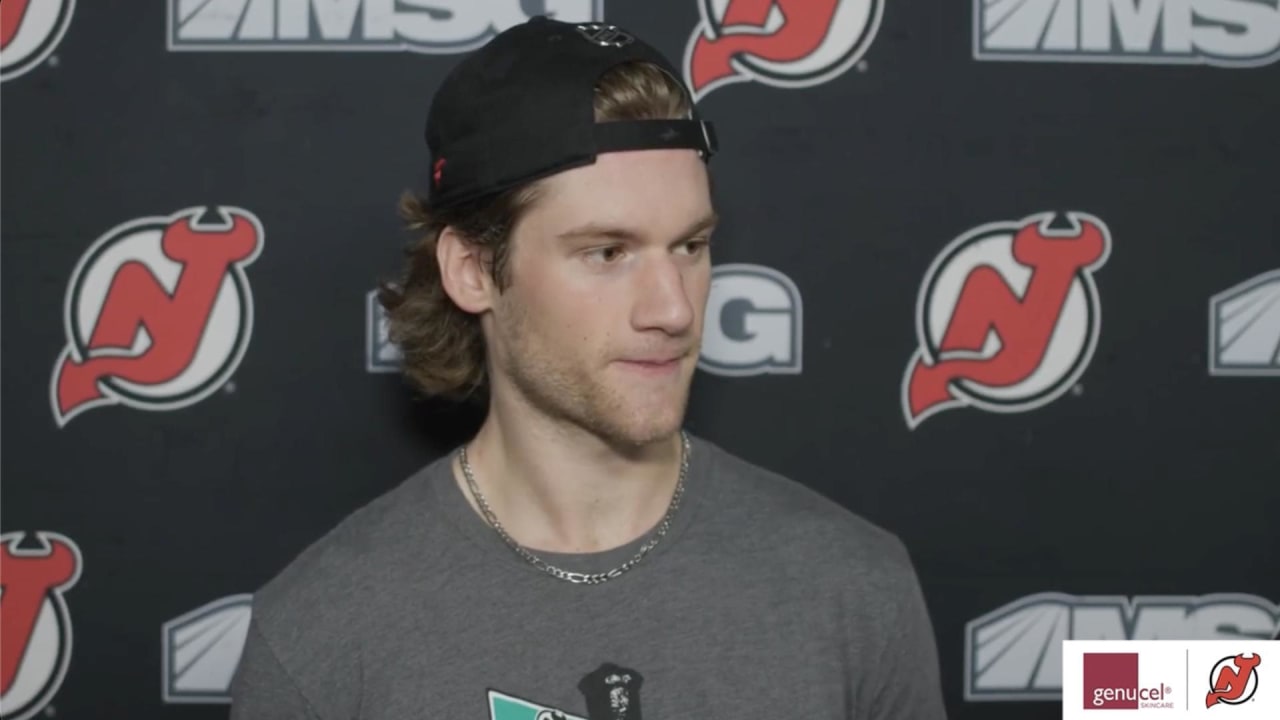 Dawson Mercer | CAMP RAW 9.29.23 | New Jersey Devils