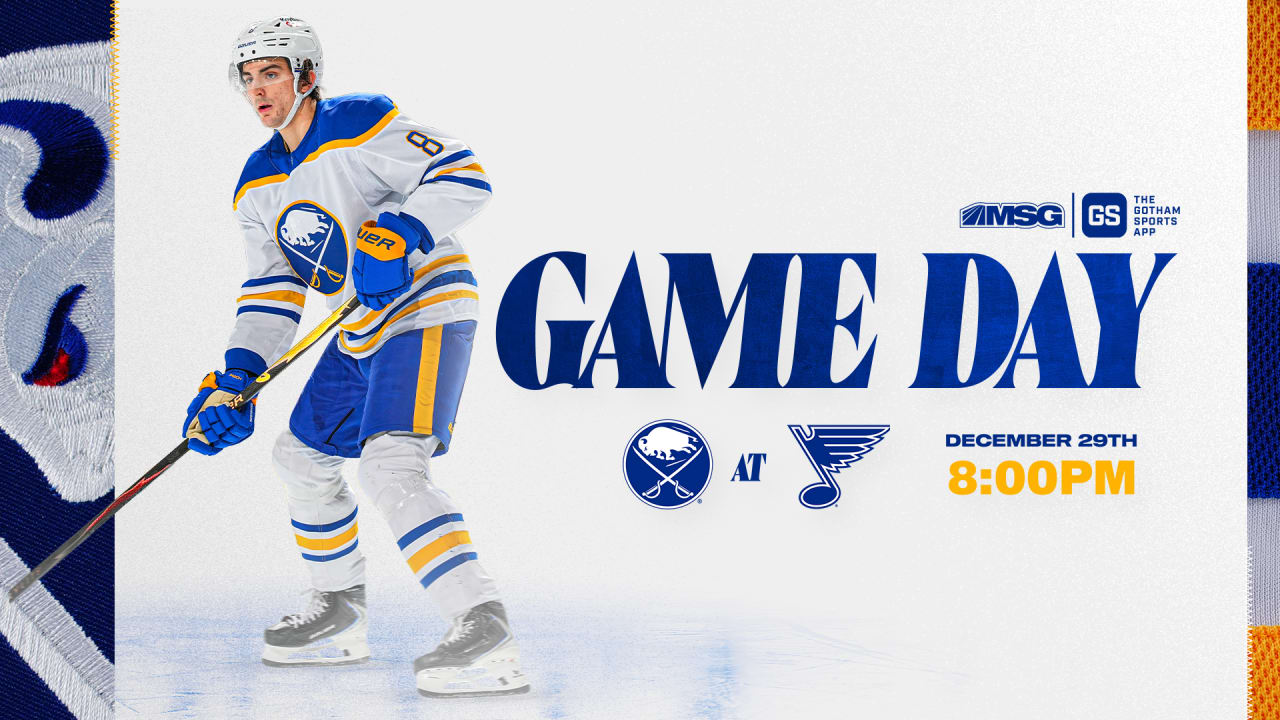 Sabres at Blues | How to watch, lineup notes, and storylines | Buffalo ...