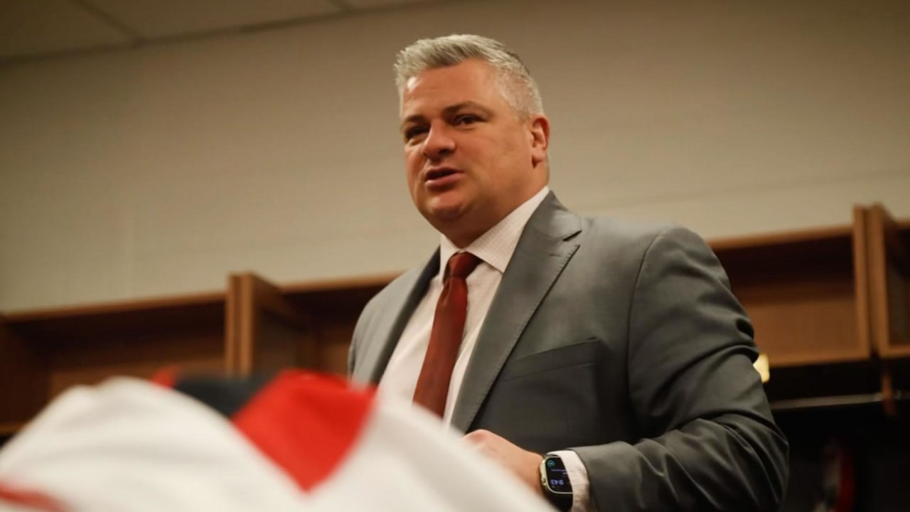 Keefe Victory Speech in Florida 2.0 | BTS | New Jersey Devils