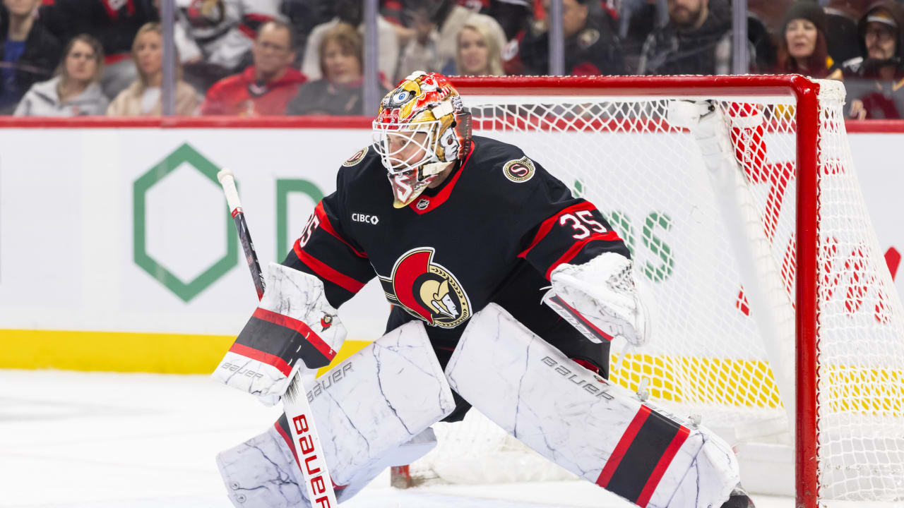 Sénateurs : Ullmark se rapproche d’un retour au jeu | LNH.com