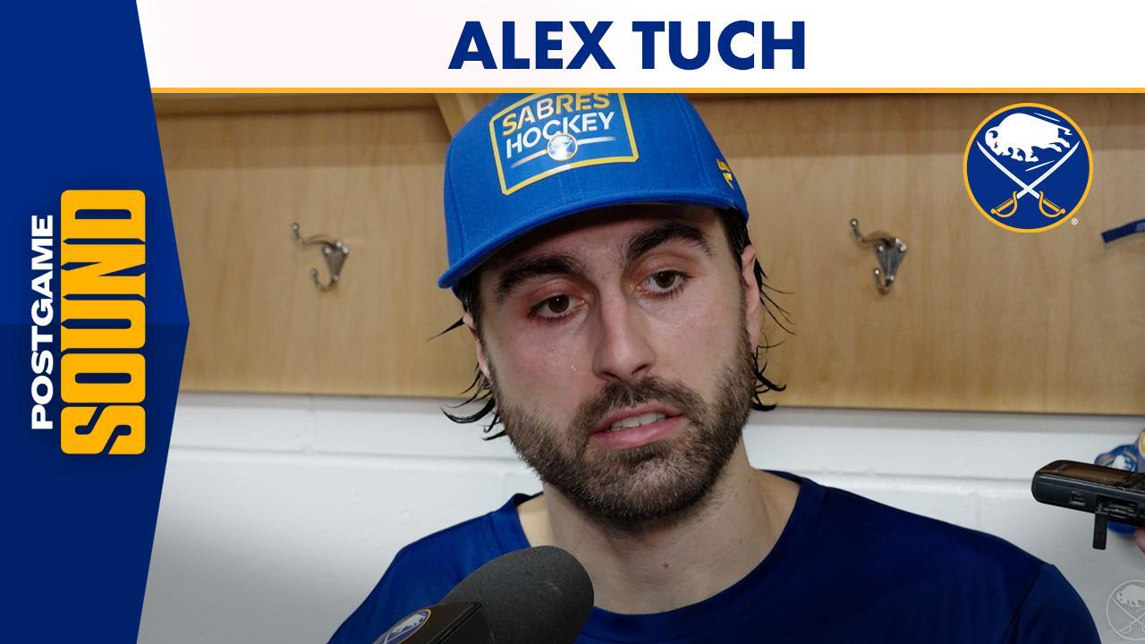 Alex Tuch Postgame at SJ | Buffalo Sabres
