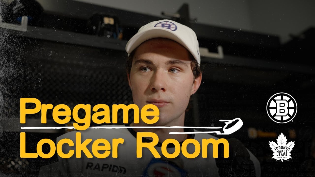 Locker Room Raw: Fraser Minten | Boston Bruins