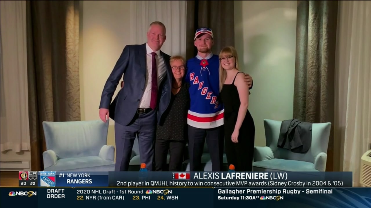 Rangers take F Lafreniere No. 1 | New York Rangers