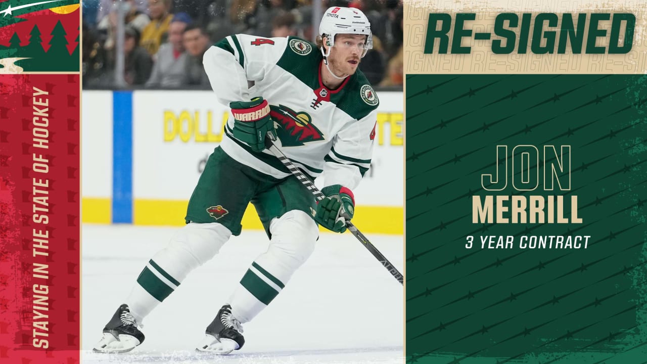 Wild Agrees to Terms with Defenseman Jon Merrill on Three-Year Deal ...