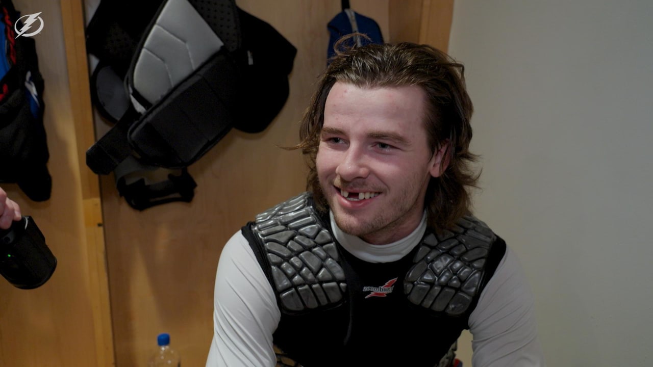 Conor Geekie | Pregame vs Toronto Maple Leafs | Tampa Bay Lightning