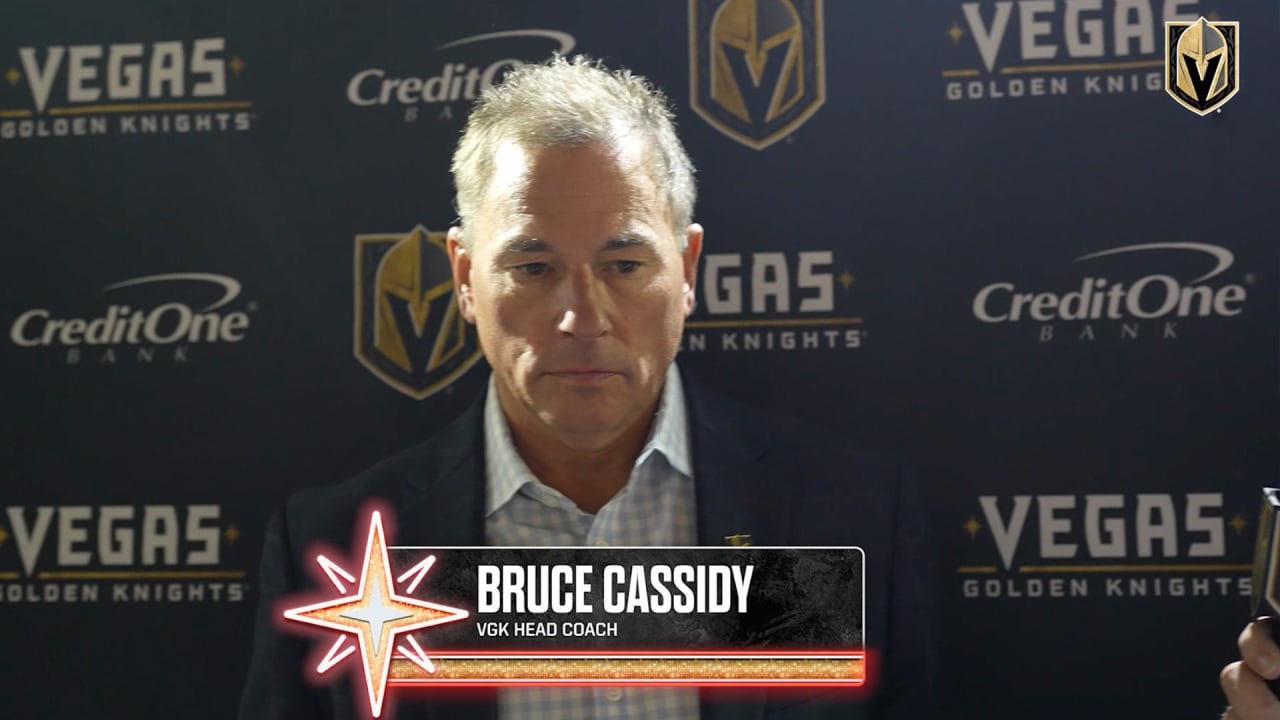 Bruce Cassidy Pregame 10/30 | Vegas Golden Knights