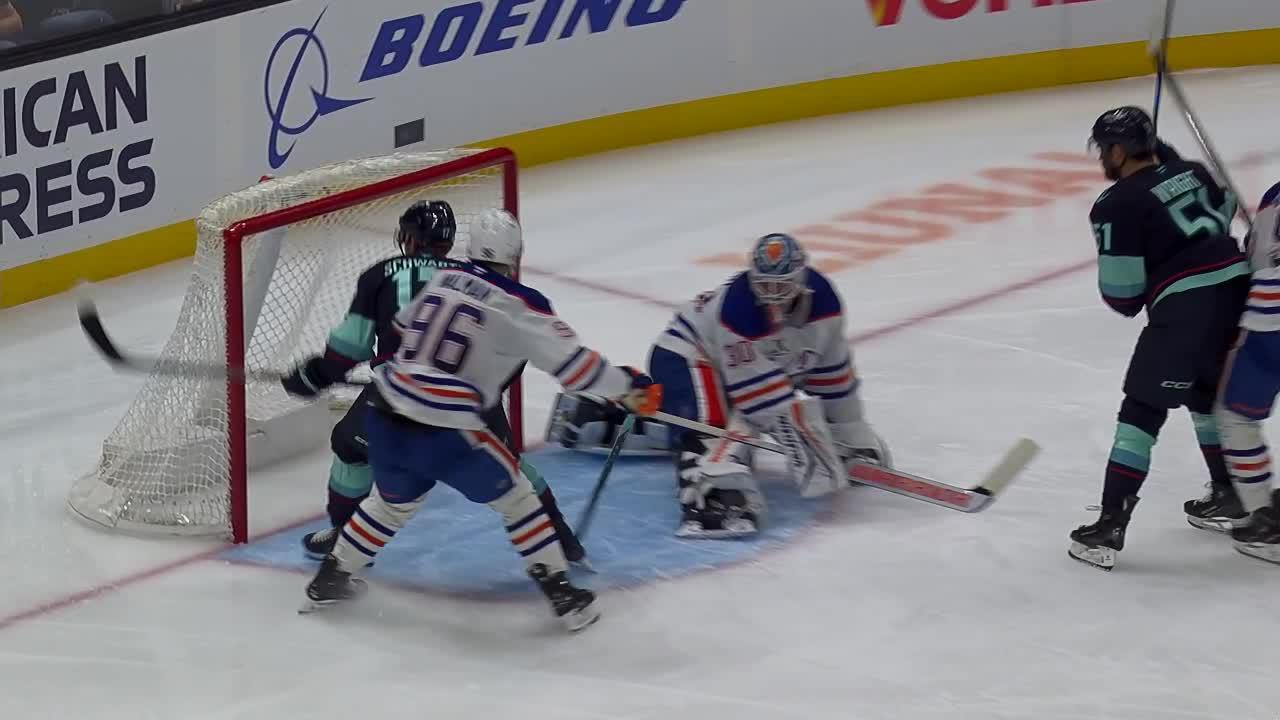 EDM@SEA: Schwartz scores goal against Calvin Pickard | Seattle Kraken