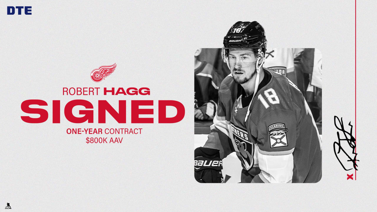 Detroit signs Robert Hagg to one-year contract | Detroit Red Wings