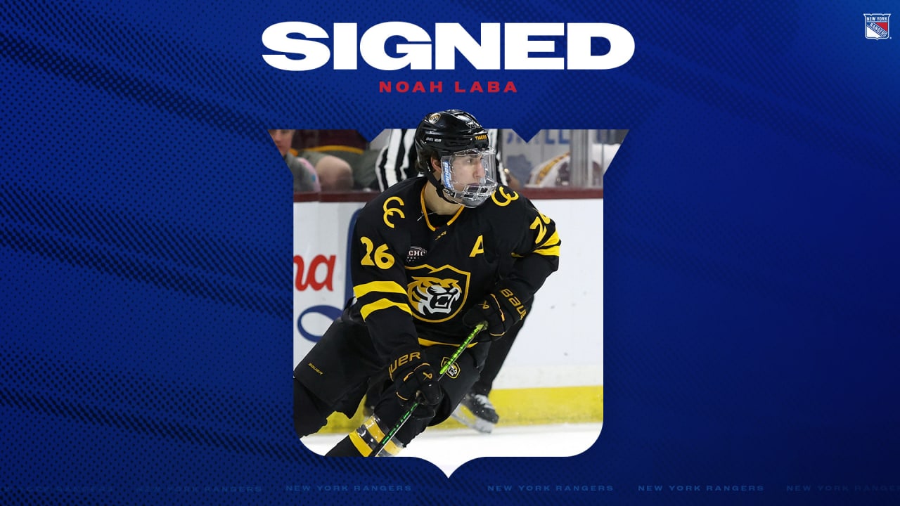 Rangers Agree to Terms with Noah Laba | New York Rangers