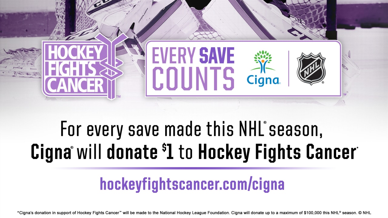 Cigna joins Every Save Counts program | NHL.com