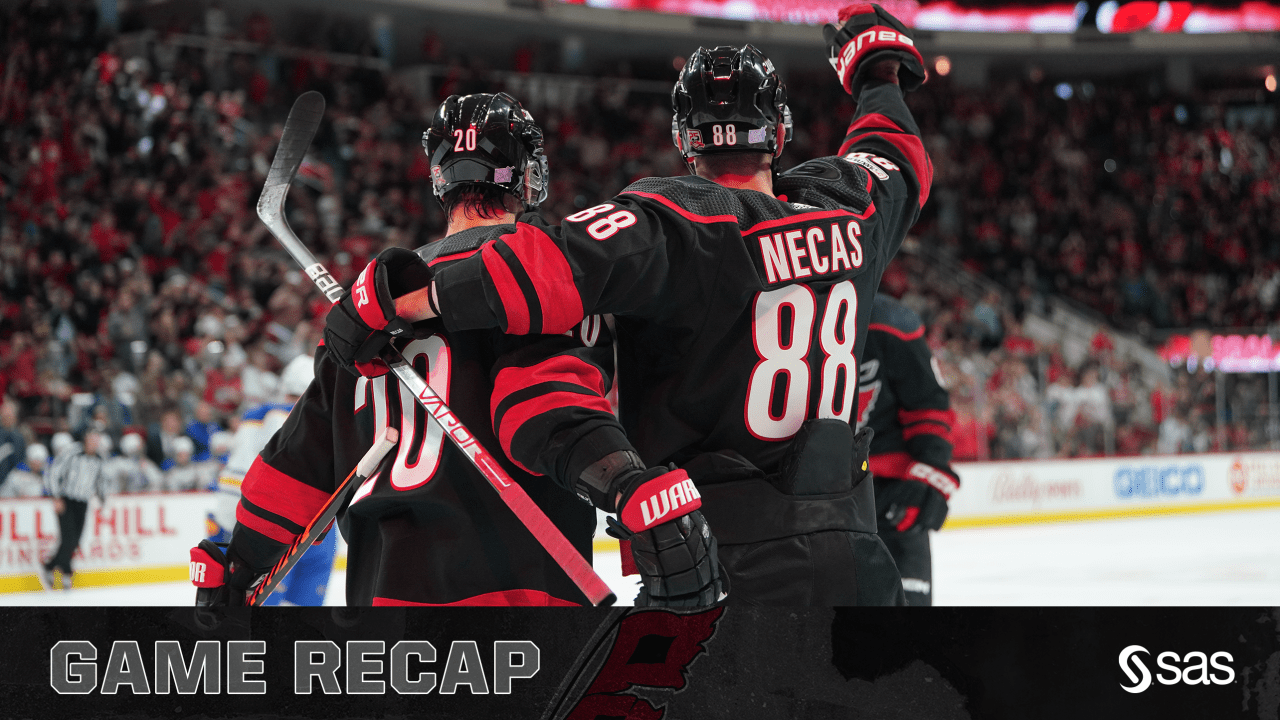 Recap: Aho's Four-Point Night Pushes Canes To Fourth Straight Win ...