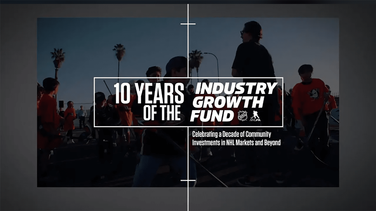 10 Years of Industry Growth Fund | NHL.com