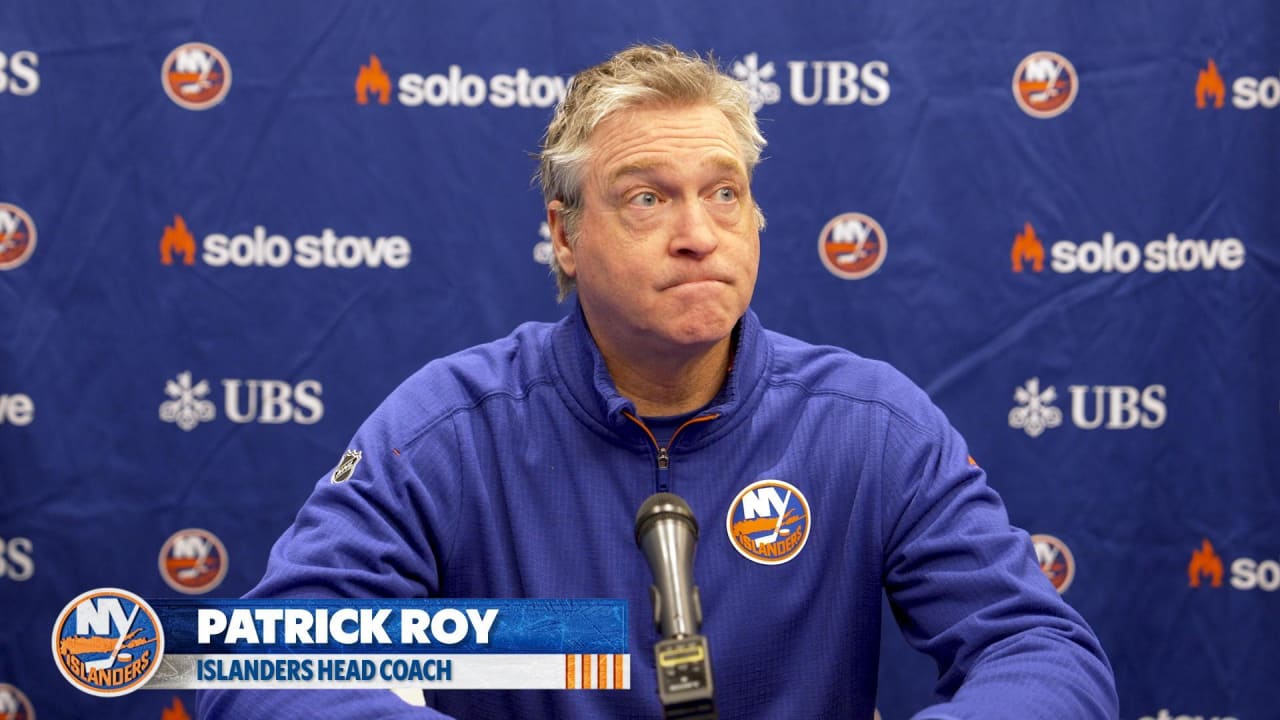 Practice 3/13: Patrick Roy | New York Islanders