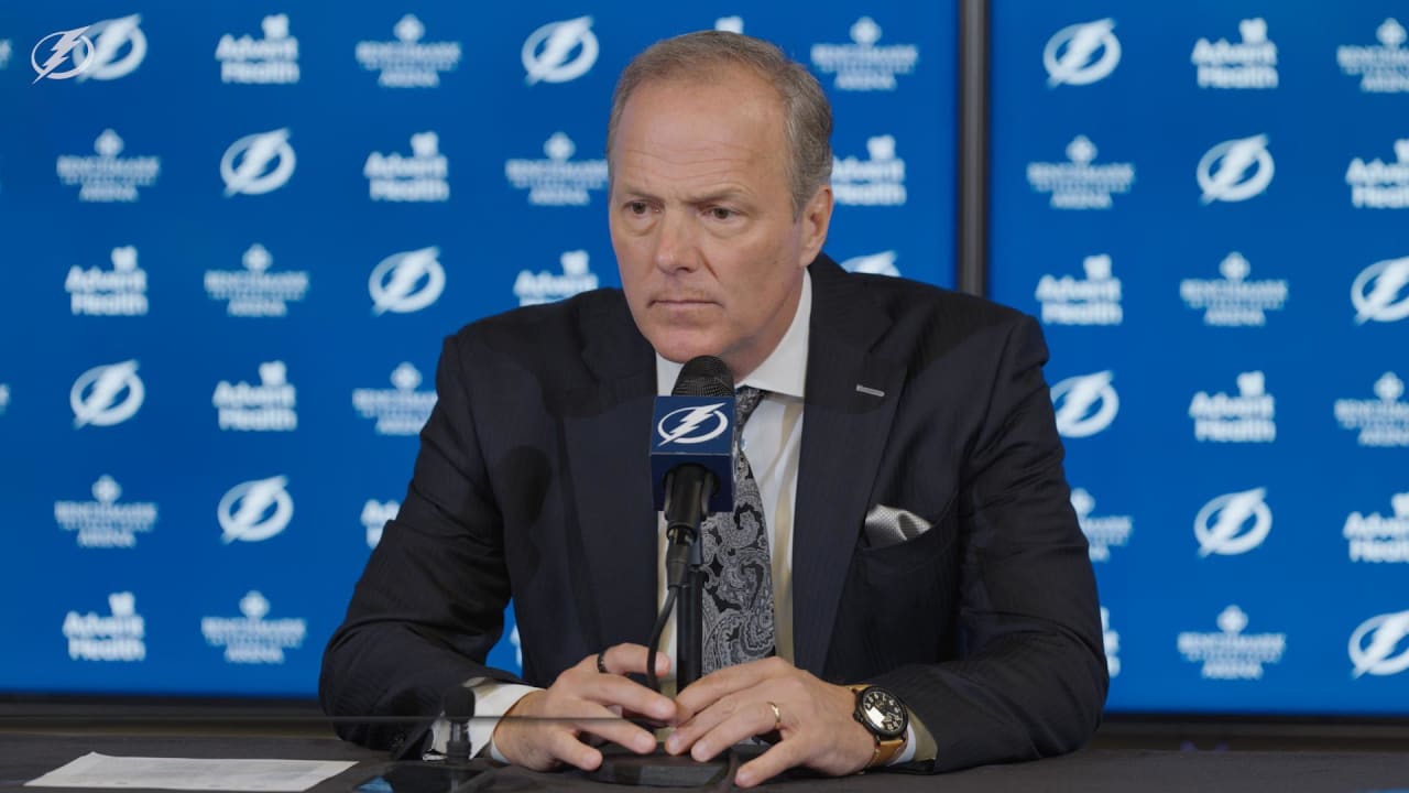 Jon Cooper | Postgame vs New York Islanders | Tampa Bay Lightning