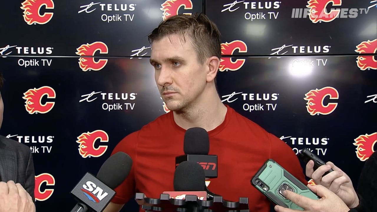 Postgame Backlund - 27.12.23 | Calgary Flames