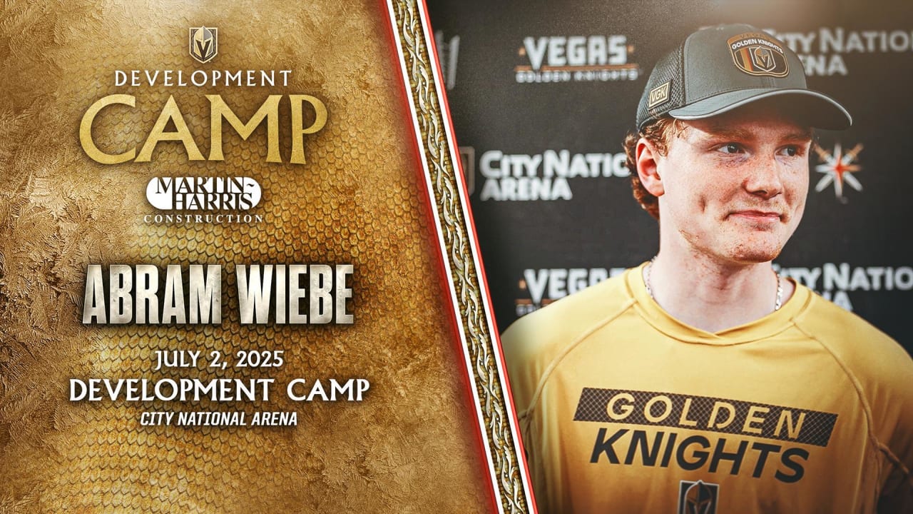 Abram Wiebe 2025 Development Camp | Day Three | Vegas Golden Knights