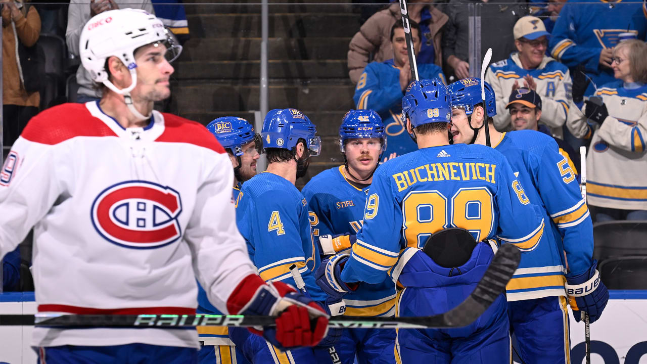 Blues 6, Canadiens 3 - Nov. 4, 2023 | St. Louis Blues