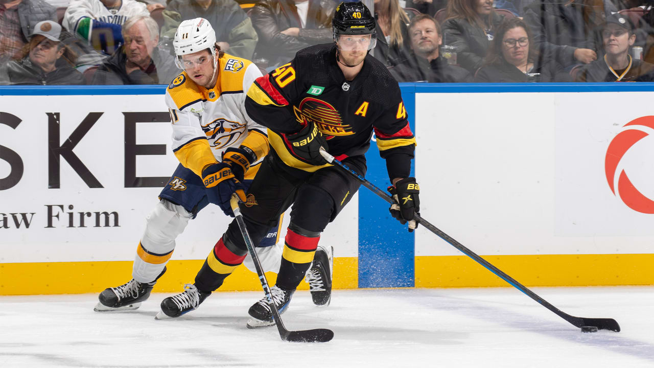 Pettersson Notches First Hat Trick At Home For 5-2 Win Over Predators ...