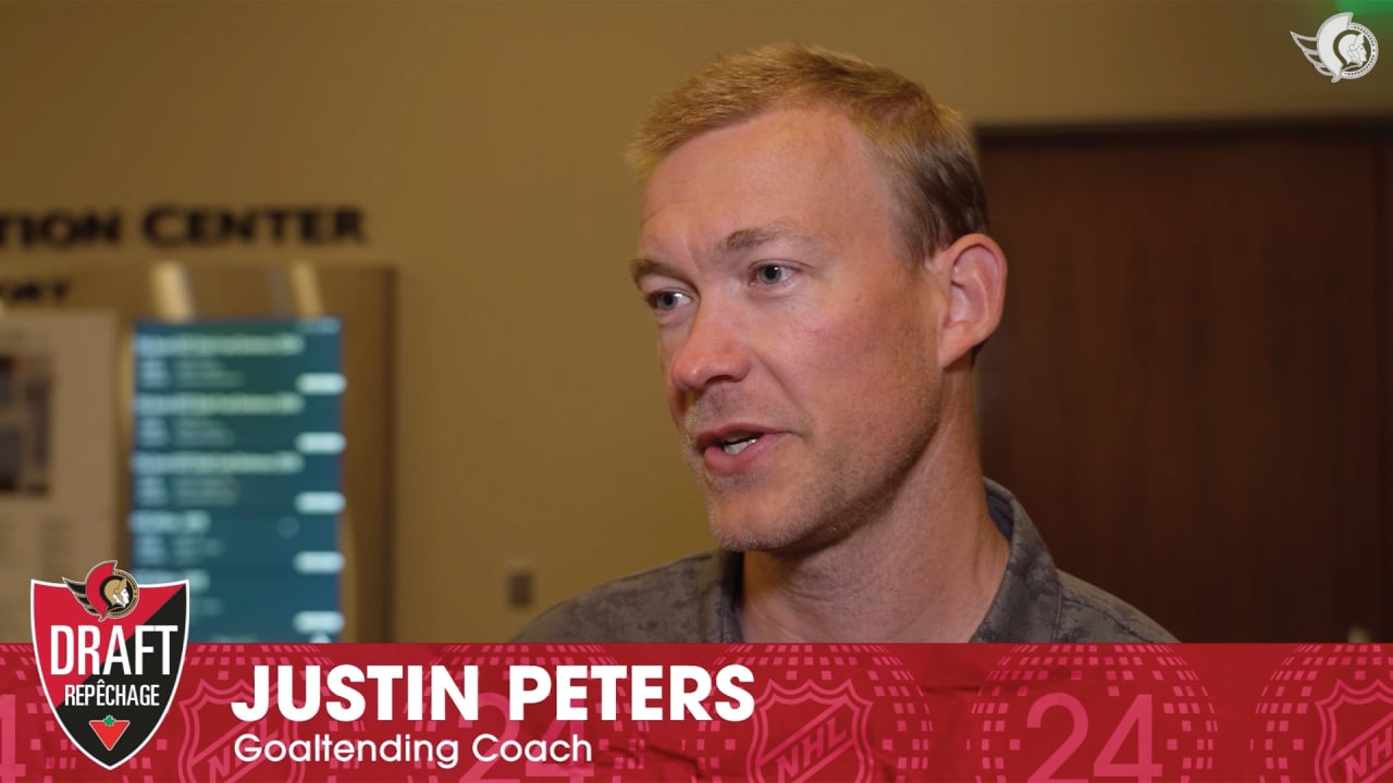 Justin Peters NHL Draft Media | Ottawa Senators