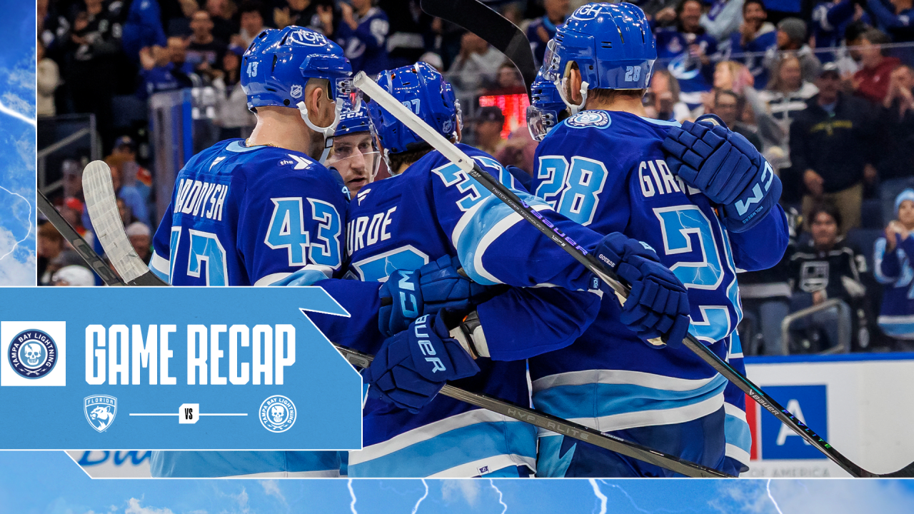 Recap: Lightning 6, Panthers 1 | Tampa Bay Lightning