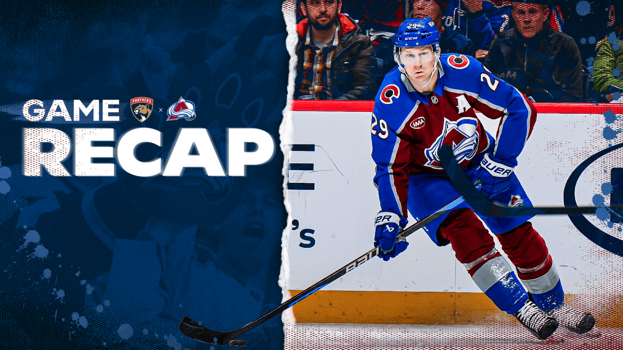 Devon Toews' Two-Goal Night Helps Avalanche Beat Panthers 3-1 ...