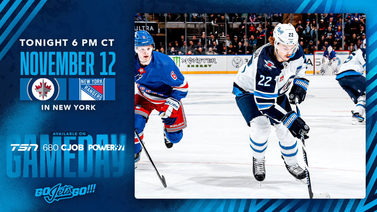 GAMEDAY: Jets at Rangers | Winnipeg Jets