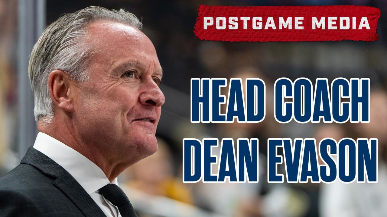 Head Coach Dean Evason | Postgame Media | Columbus Blue Jackets