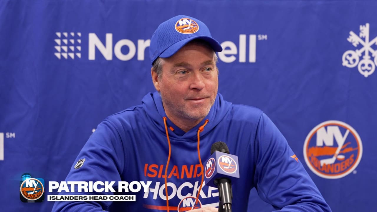 NYI vs DAL 1/21: Patrick Roy | New York Islanders
