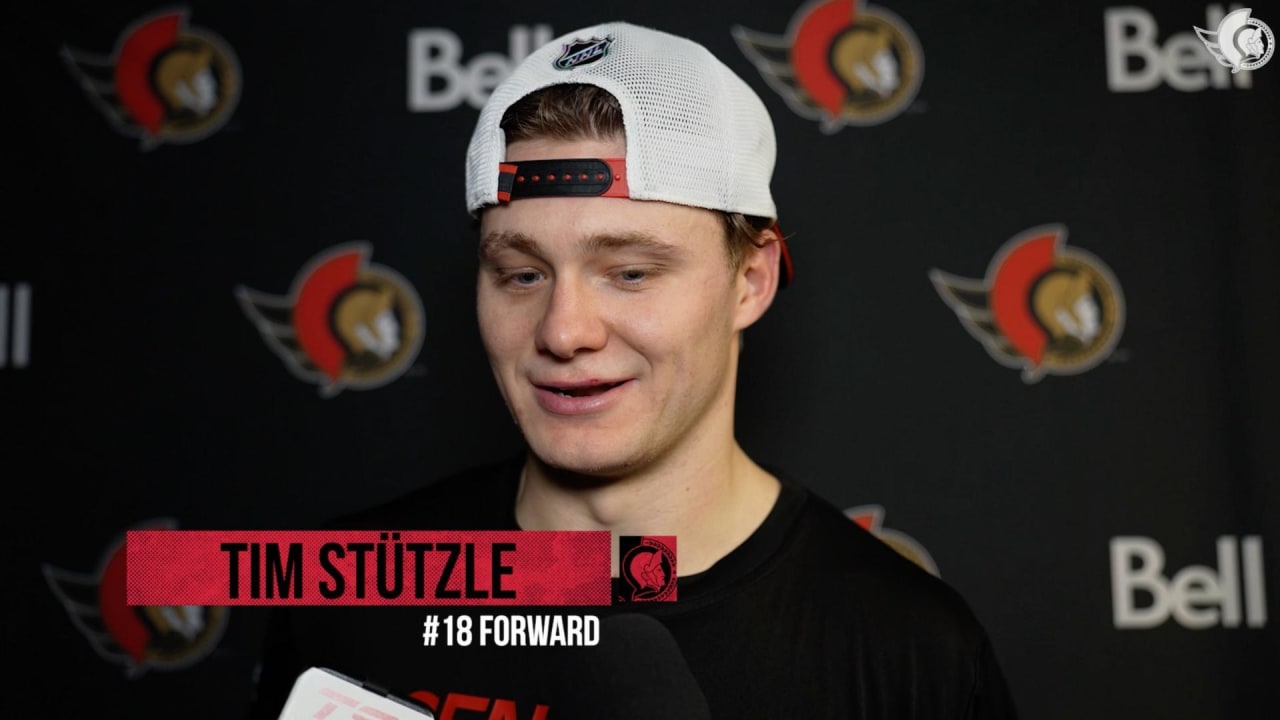 Tim Stützle dispo média - 16 décembre | Sénateurs d’Ottawa