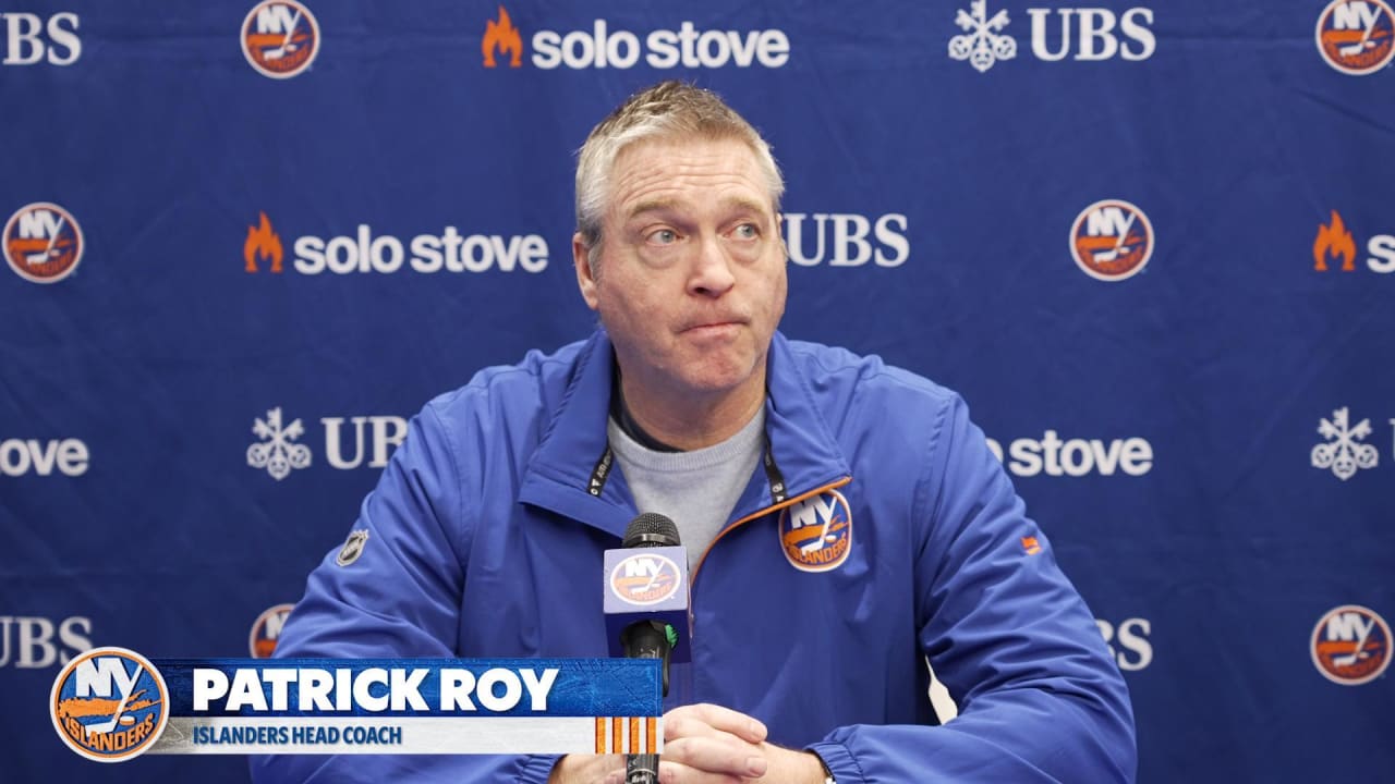 NYI vs PIT 12/28: Patrick Roy | New York Islanders