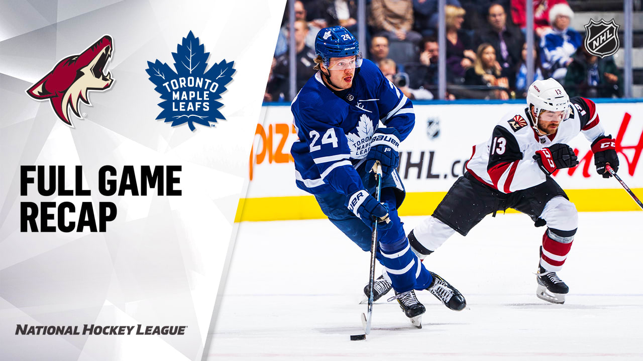 Recap: TOR 3, ARI 2 - F/OT | Toronto Maple Leafs